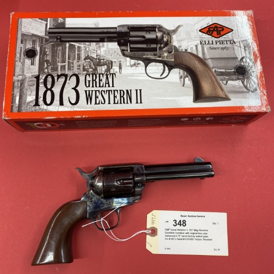EMF Great Western II .357 Mag Revolver | Online Auctions | Proxibid