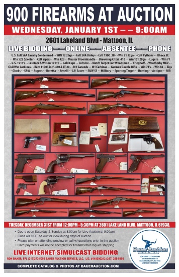 Bauer Auction Service Auction Catalog - General Auction New Year ...