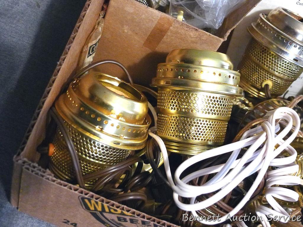 Old Electric Lamp Parts