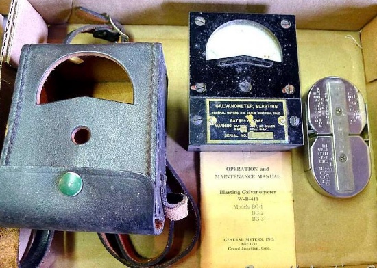 Explosive blasting and demolition units. Blasting galvanometer W-B-411 ...