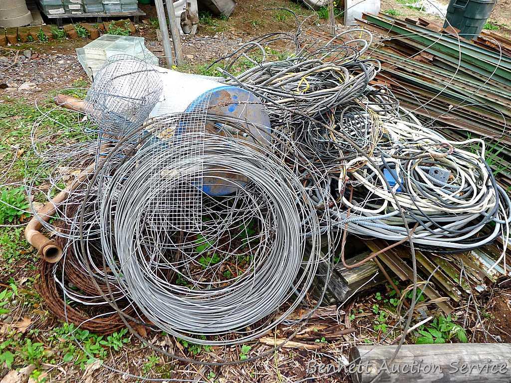 A whole bunch of heavy gauge scrap copper wire, | Proxibid