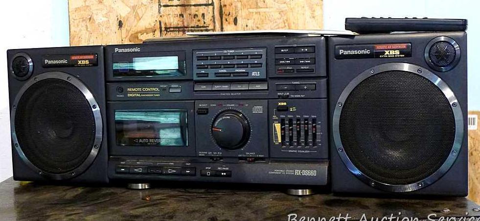 Panasonic portable stereo component system model | Proxibid