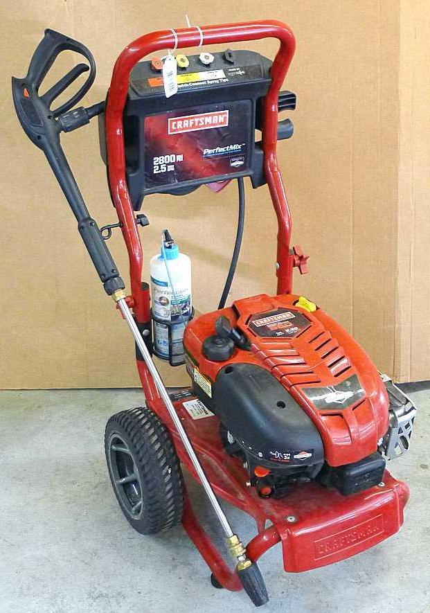 Craftsman pressure washer with Briggs Stratton Proxibid