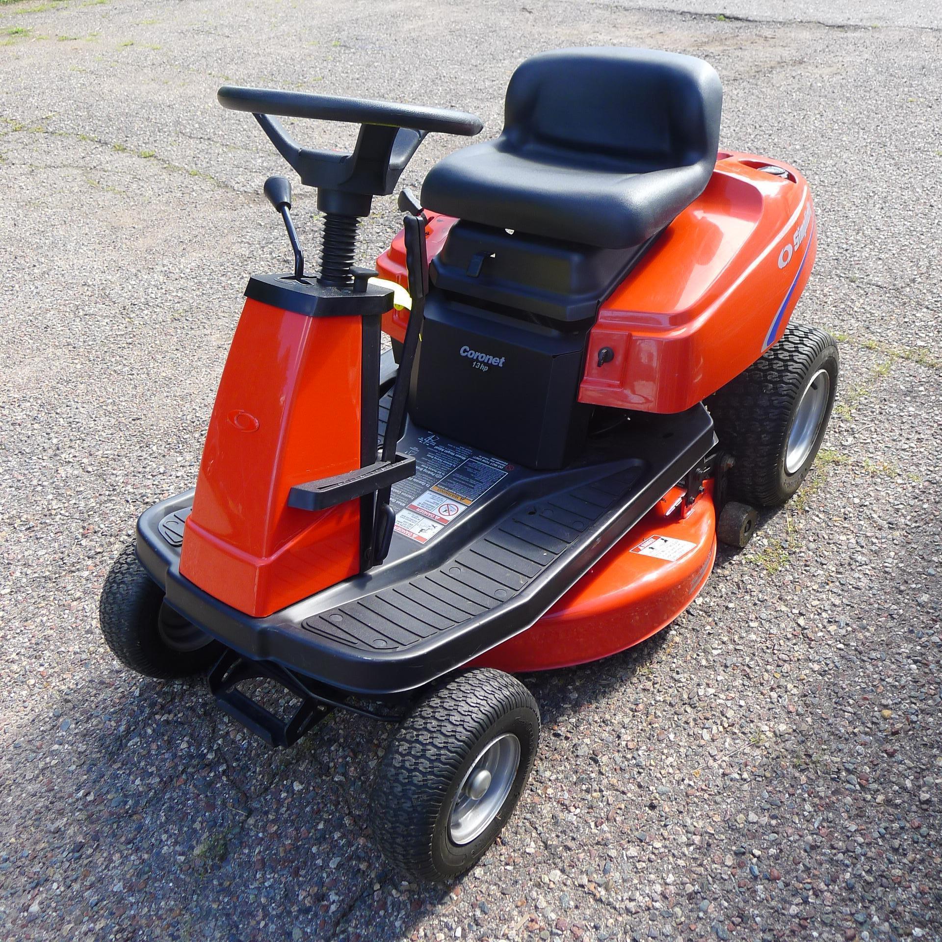 Simplicity Coronet riding mower with 13 hp Briggs | Proxibid