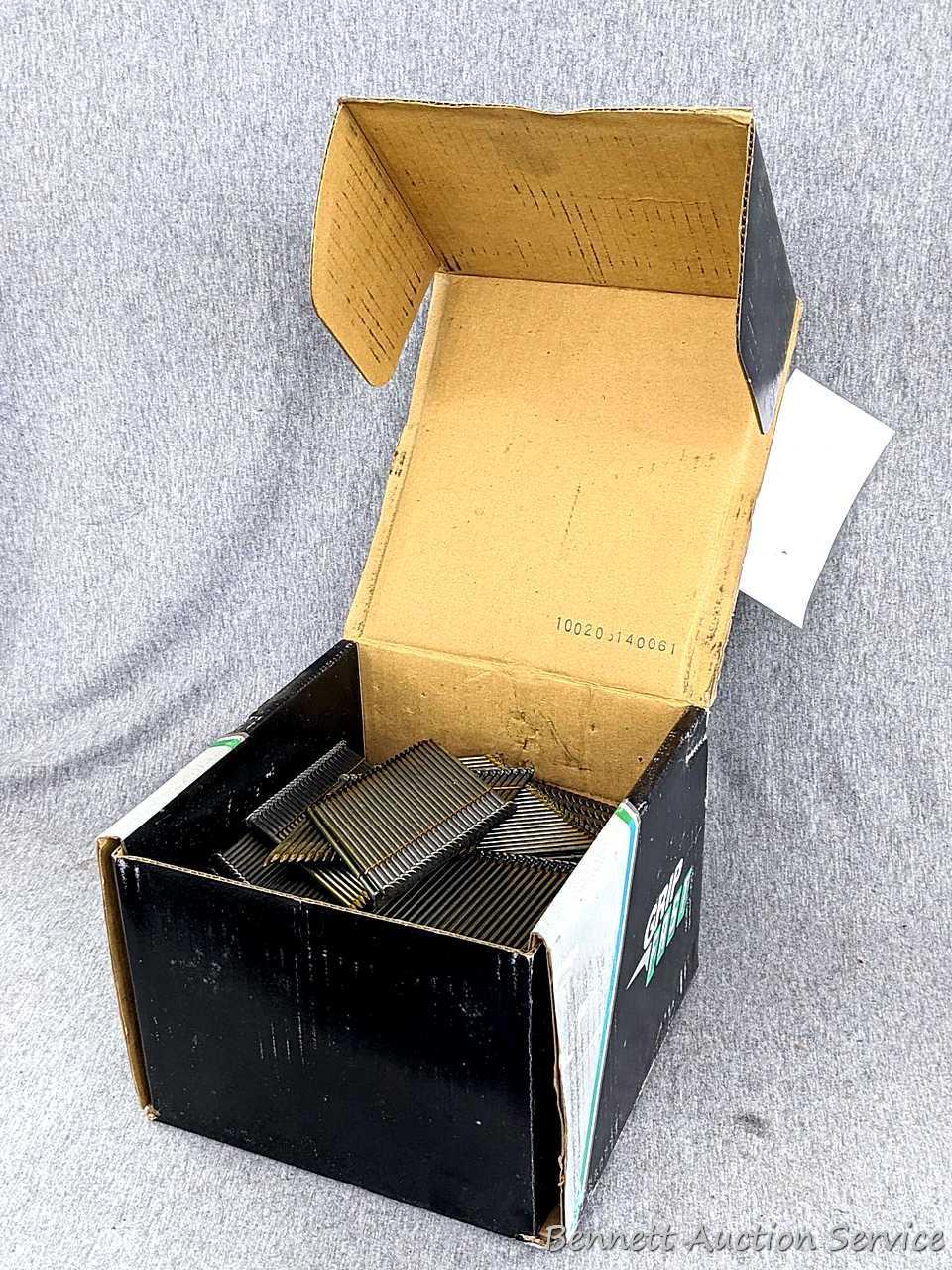 Nearly full box of Grip Fast framing nails, | Proxibid