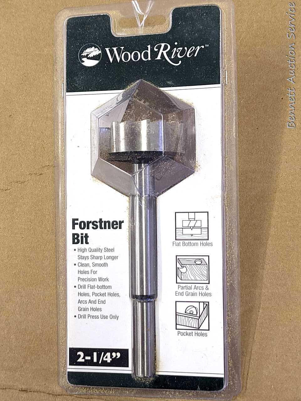 Wood River 2-1/4" forstner bit shows little use. | Proxibid