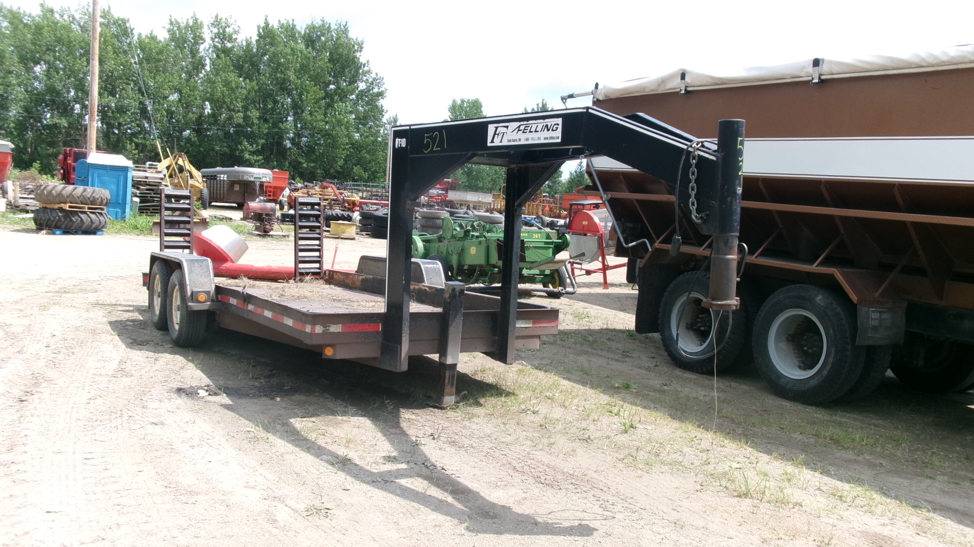 2002 FT-10 FELLING LOW PROFILE TANDEM AXLE | Proxibid