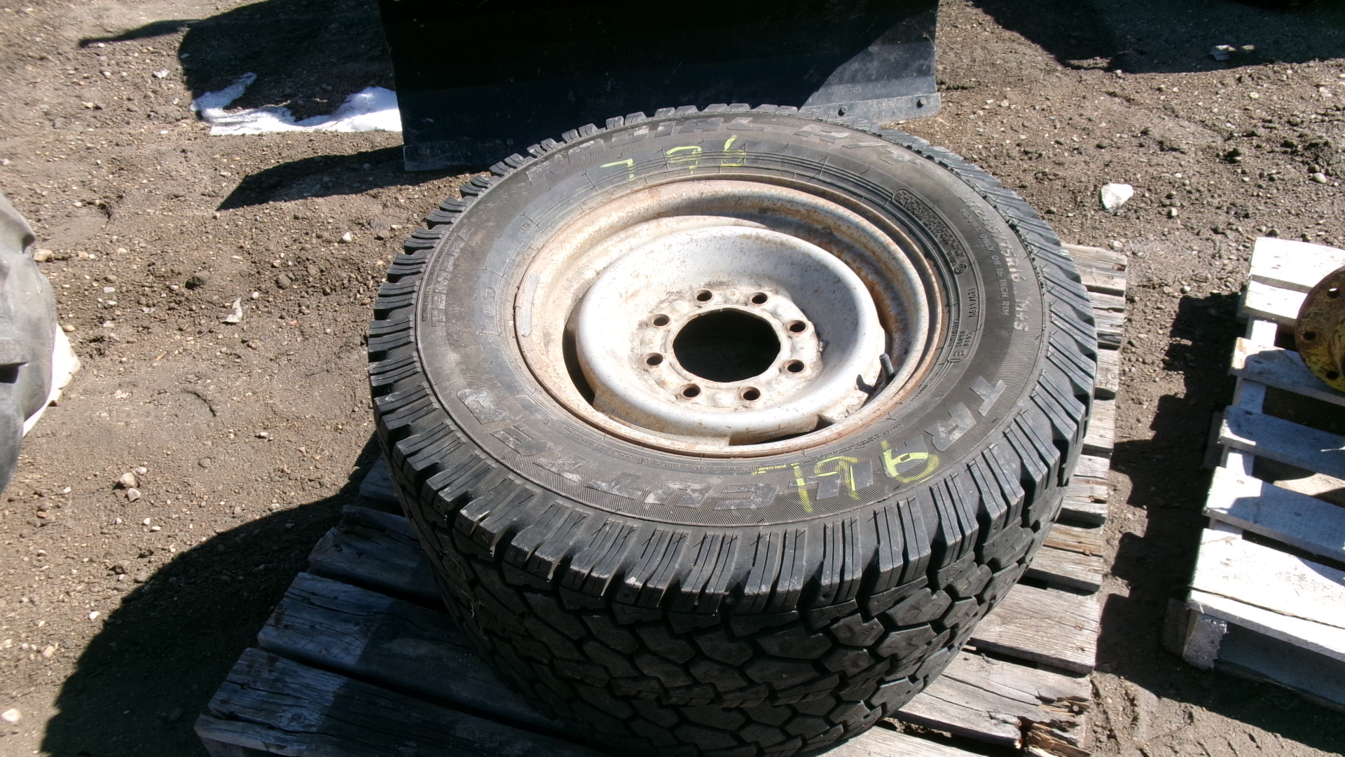 2- NEW LT 245 / 75R / 16" on 8 bolt Chev. rims | Proxibid