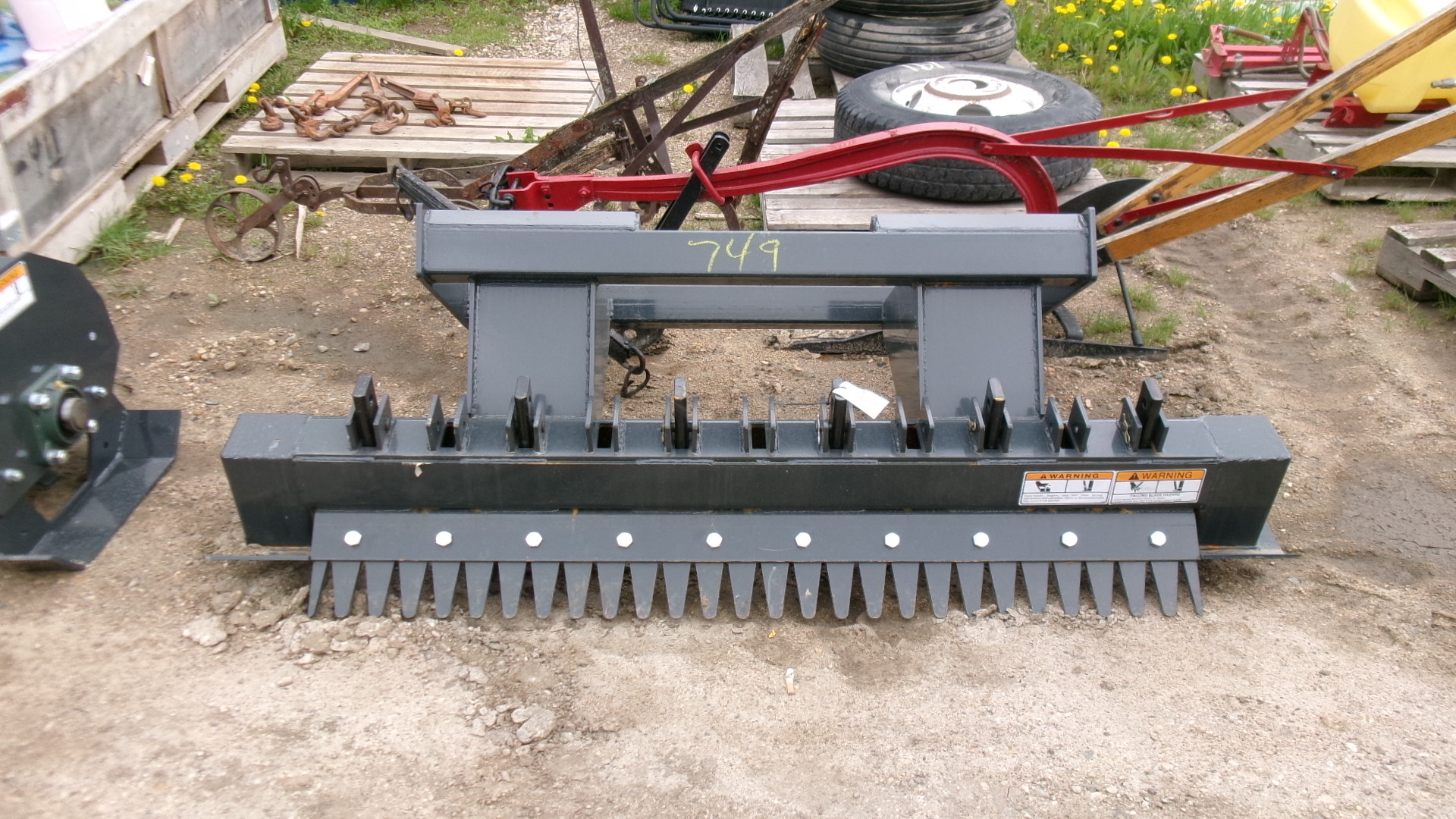 NEW 70" SKID MOUNT SCARIFIER w / RAKE, sales tax | Proxibid