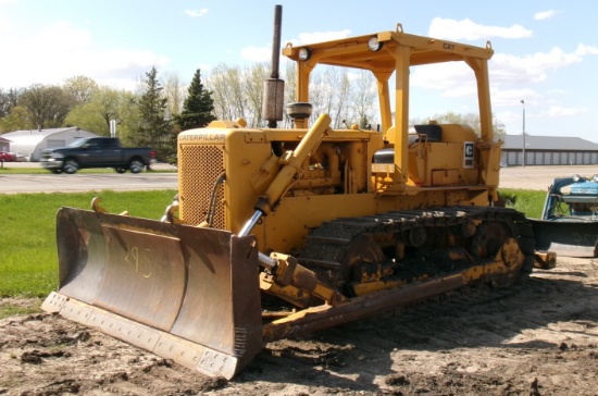1974 D5 CAT w / HYDRAULIC TILT DOZER & RIPPER, power shift, electric ...