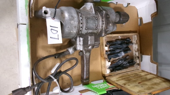 THOR 1 /2" DRILL & 7 LARGE BITS | Online Auctions | Proxibid