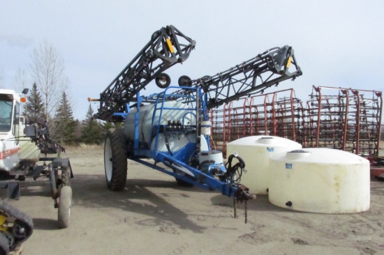 100' NEW HOLLAND / FLEXICOIL SF 110 SUSPENDED BOOM PULL TYPE SPRAYER ...