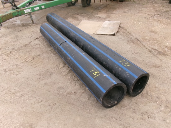 2 PIECES 13" HEAVY WALL POLY PIPES-20' TOTAL LENGTH | Online Auctions ...