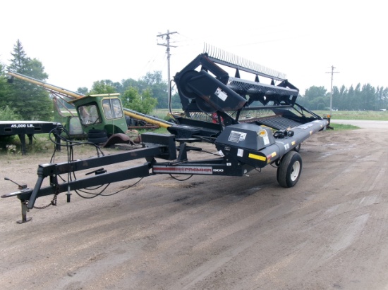 25' PREMIER 1900 PULL TYPE AUTO FOLD SWATHER, 540 PTO, upright finger ...