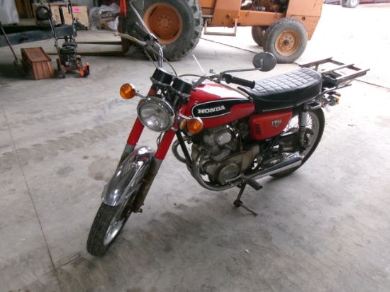 HONDA 175 MOTORCYCLE, 5,780 miles, no title, nice looking but hasn't ...