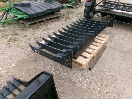 NEW 6' LANDHONOR SKID MOUNT ROOT RAKE, 6" spacing taxable | Online ...