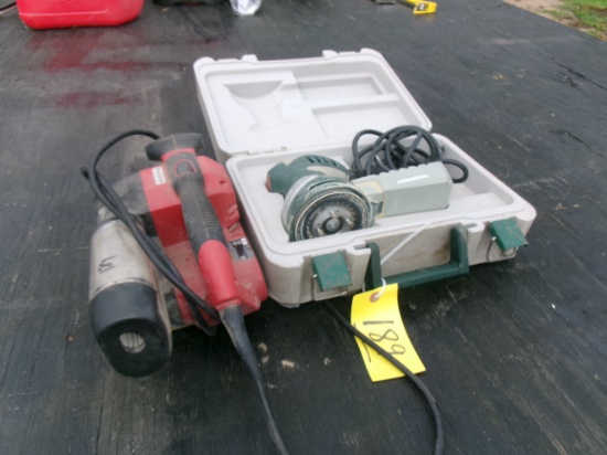 SKIL 120 V BELT SANDER w/microfiltration, MASTER FORCE 5" RANDOM ORBIT ...