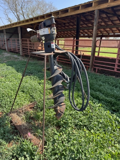 Rhino hydraulic post hole digger | Online Auctions | Proxibid