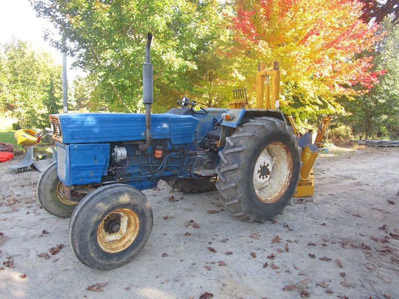 Universal 65HP Diesel Tractor With 24" Vermeer | Proxibid