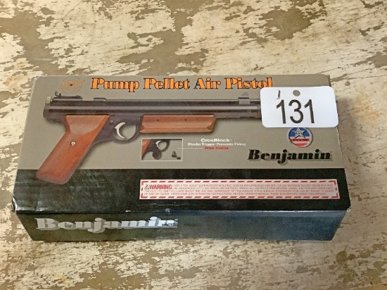 New Benjamin Pump Pellet Air Pistol | Estate & Personal Property ...