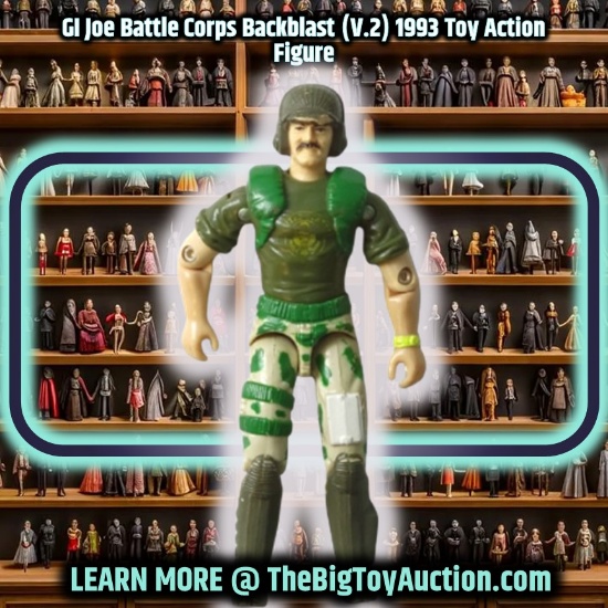 GI Joe Battle Corps Backblast (V.2) 1993 Toy Action Figure | Art ...