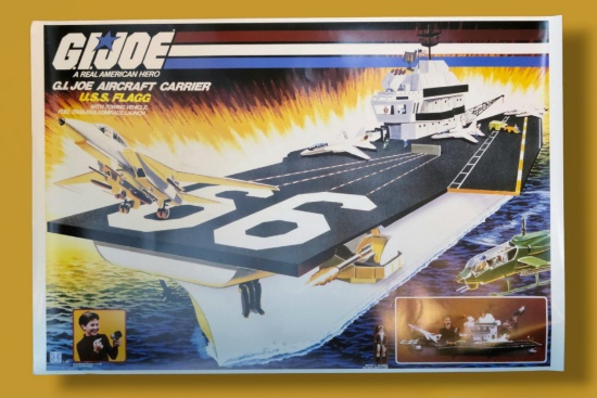 GI Joe USS Flagg Box Art Commemorative Poster 36"x24" Limited Edition ...
