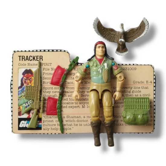 GI Joe 1984 Spirit Action Figure Toy Complete w/ FileCard | Art ...