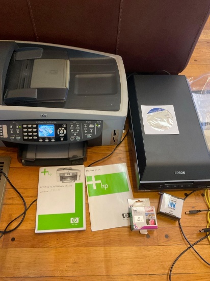 HP Officejet 7300/7400 all in one with Manuel turned on. Epson ...