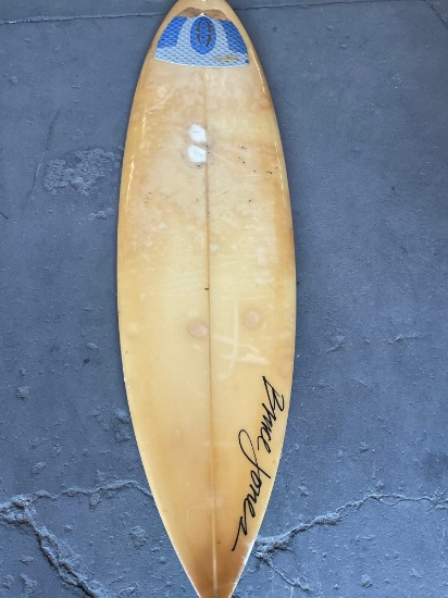 78" Bruce Jones surf board | Online Auctions | Proxibid