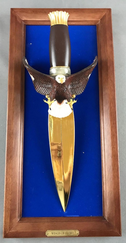 Franklin Mint Wings of Glory Eagle knife | Barnebys