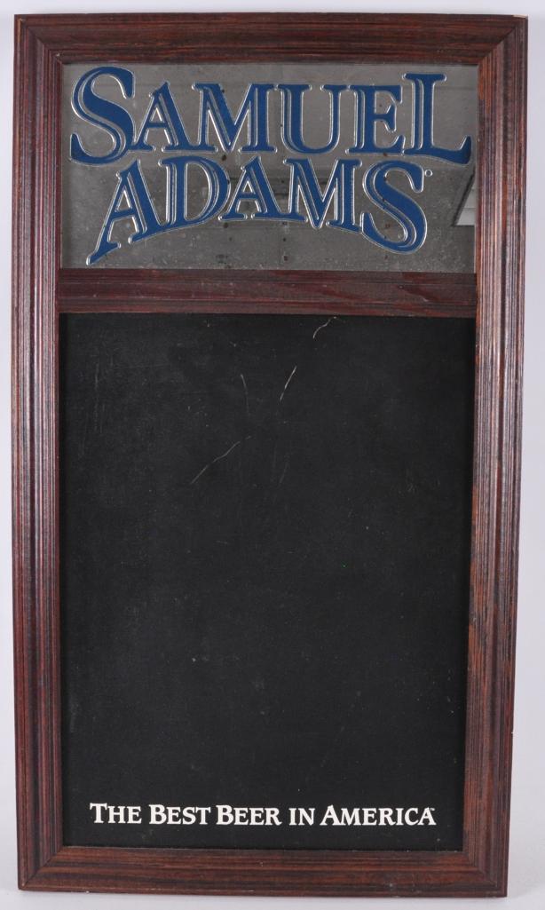 Vintage Samuel Adams Advertising Chalkboard Sign | Proxibid
