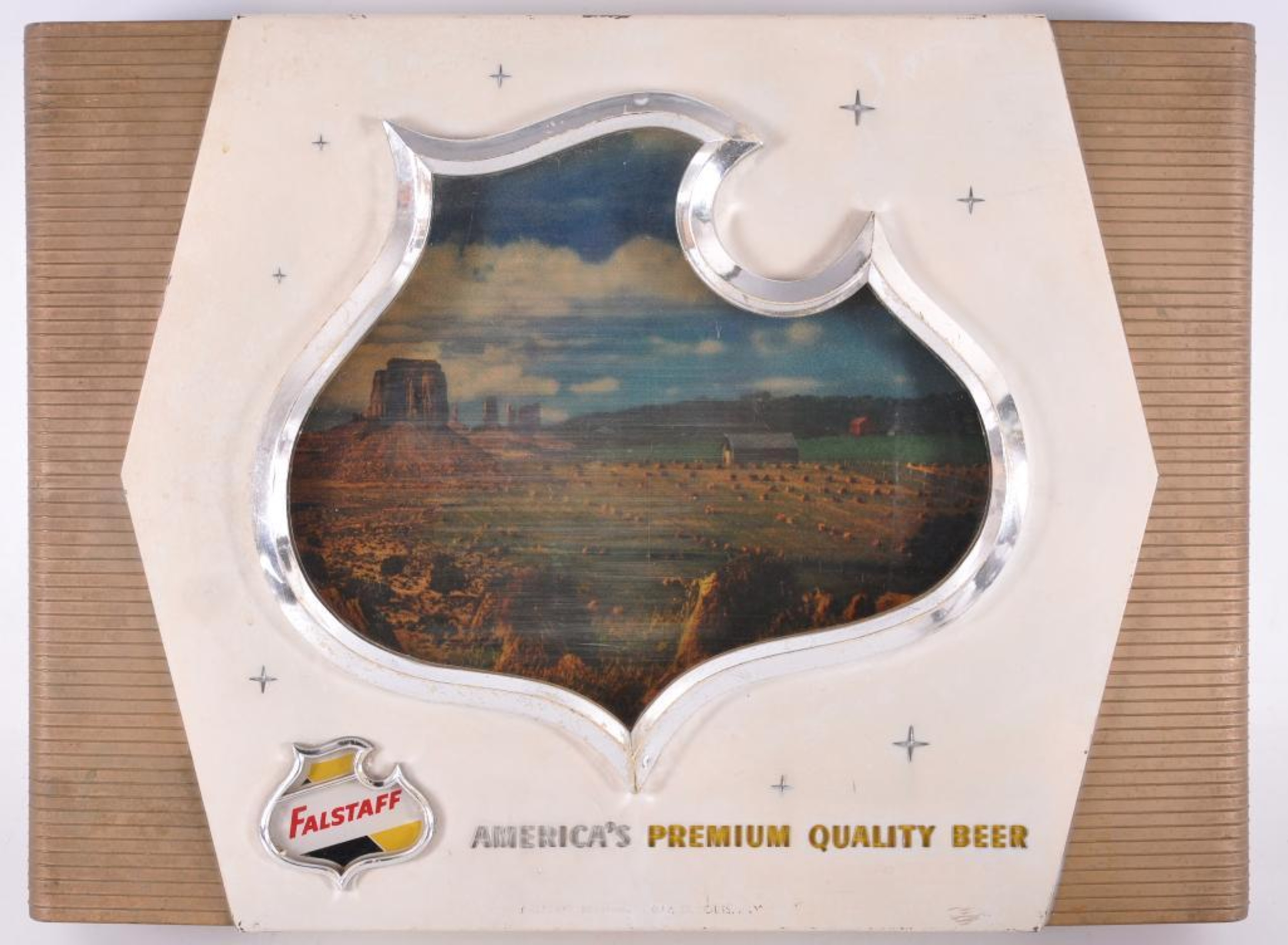 Rare Vintage Falstaff Light Up Advertising Scene-O-Rama Motion Beer ...