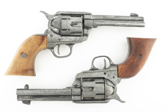 This lot consists of two Hollywood Style Prop Gun Revolvers. They are ...
