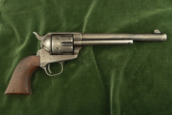 Very Nice Antique Colt SAA Revolver, SN 64207 with etched panel. A ...