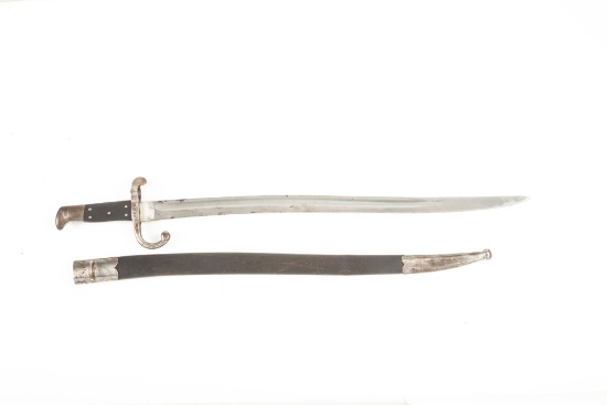 Danish, Model 1867, Remington Rolling Block Bayonet. Ricasso is marked ...