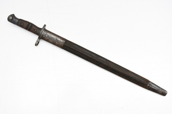 Remington UMC British Pattern 1913 Bayonet (17" Blade) W/ Scabbard ...