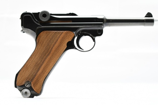 1940 German Mauser ("42" Code) Military P.08, 9mm Luger, Semi-Auto Pistol (Numbers Matching ...