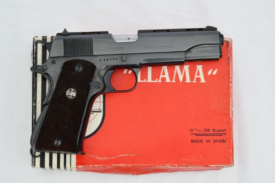 1968 Llama "Especial" M1911A1 (5"), 38 Super, Semi-Auto Pistol (W/ Box ...