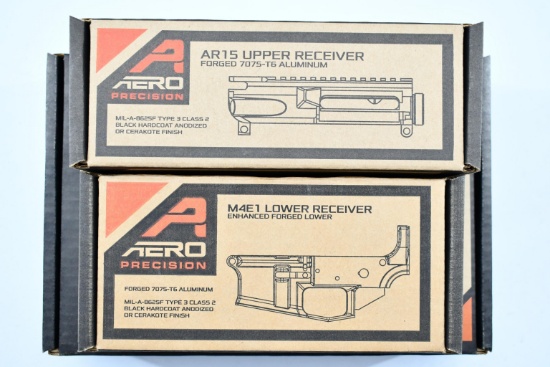 Aero Precision M4E1 Multi-Cal. Threaded Receiver Set - Upper & Lower ...