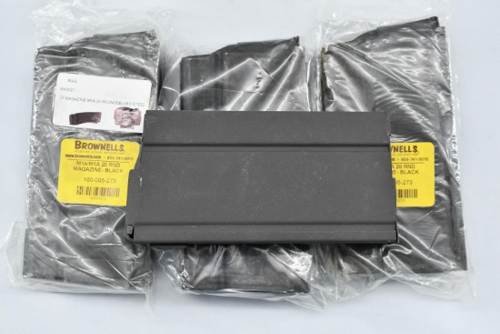 (4) OEM Check-Mate 7.62x51 (308 Win.) M1A/ M14 20-Round Steel Magazines ...