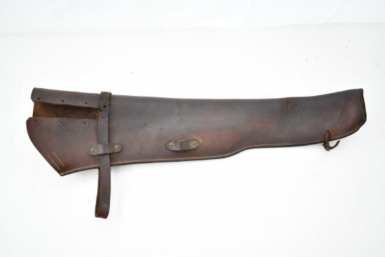 Original 1943 U.S. WWII M1 Garand Rifle Leather Jeep Scabbard With ...
