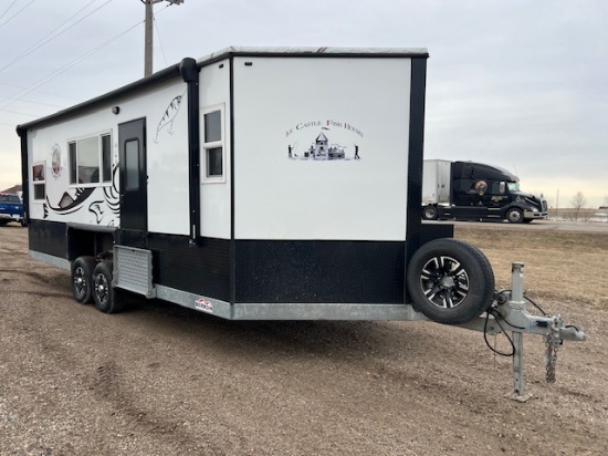 1979. 2022 8’ x 21’V American Surplus Trophy Hunter Ice Castle Fish ...