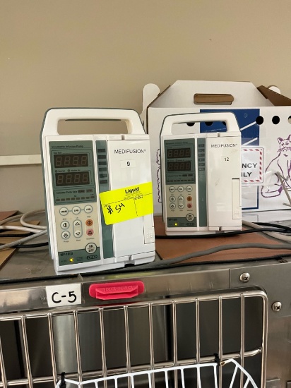 (2) 2 Medifusion Infusion Pump MP 1000 | Online Auctions | Proxibid