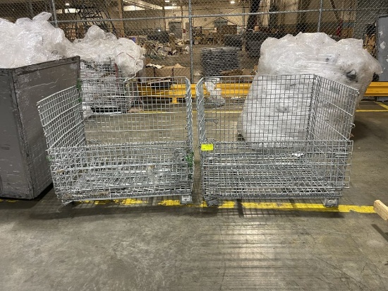 Metal Grid Gaylord Bins, qty 4 | Online Auctions | Proxibid