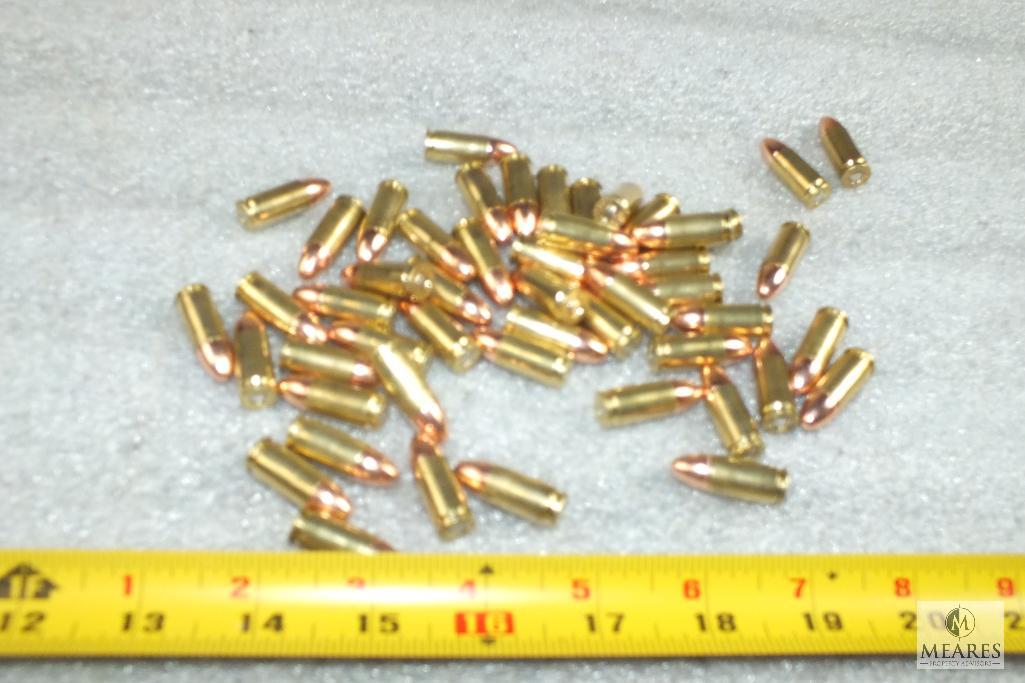 50 rounds- 9mm 124 grain FMJ bulk ammo | Proxibid