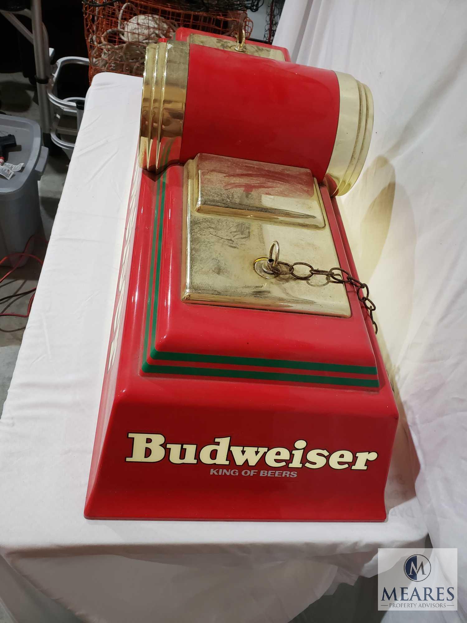 1992 Budweiser Pool Table Light