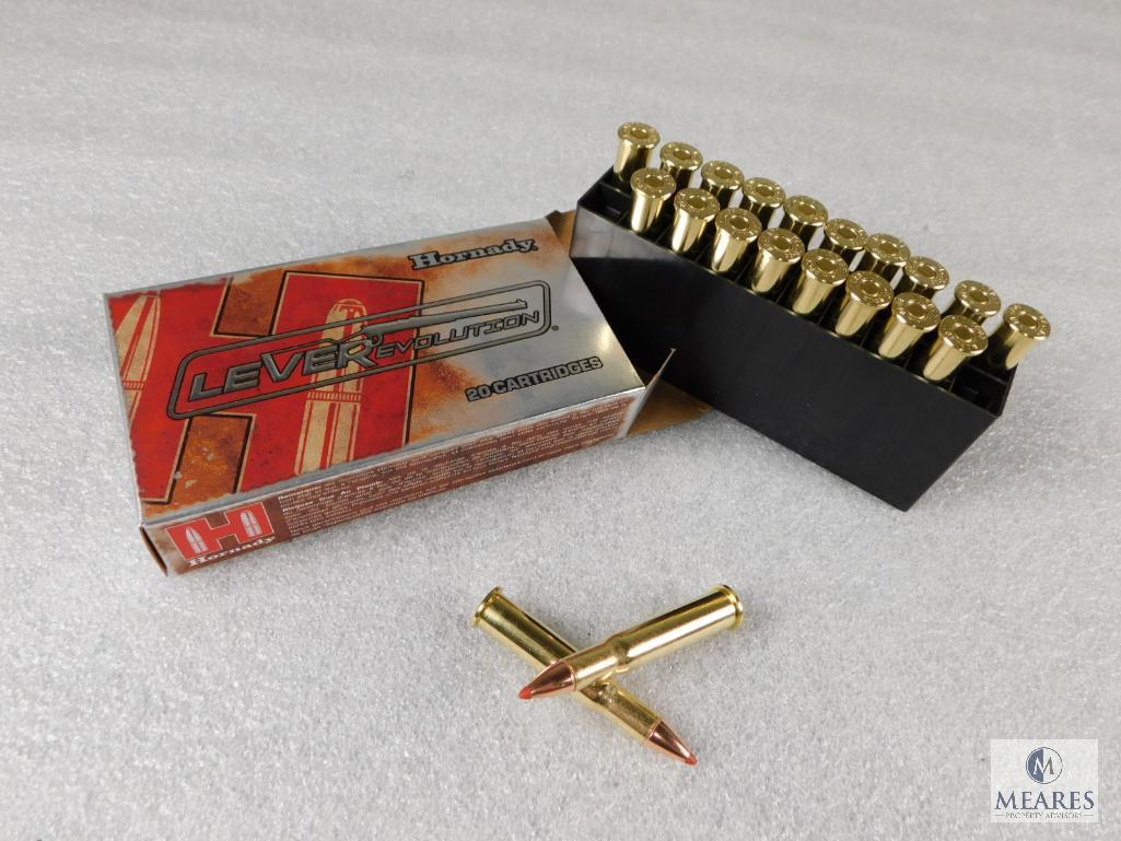 20 rounds Hornady Leverevolution 30-30 ammo. 160 | Proxibid