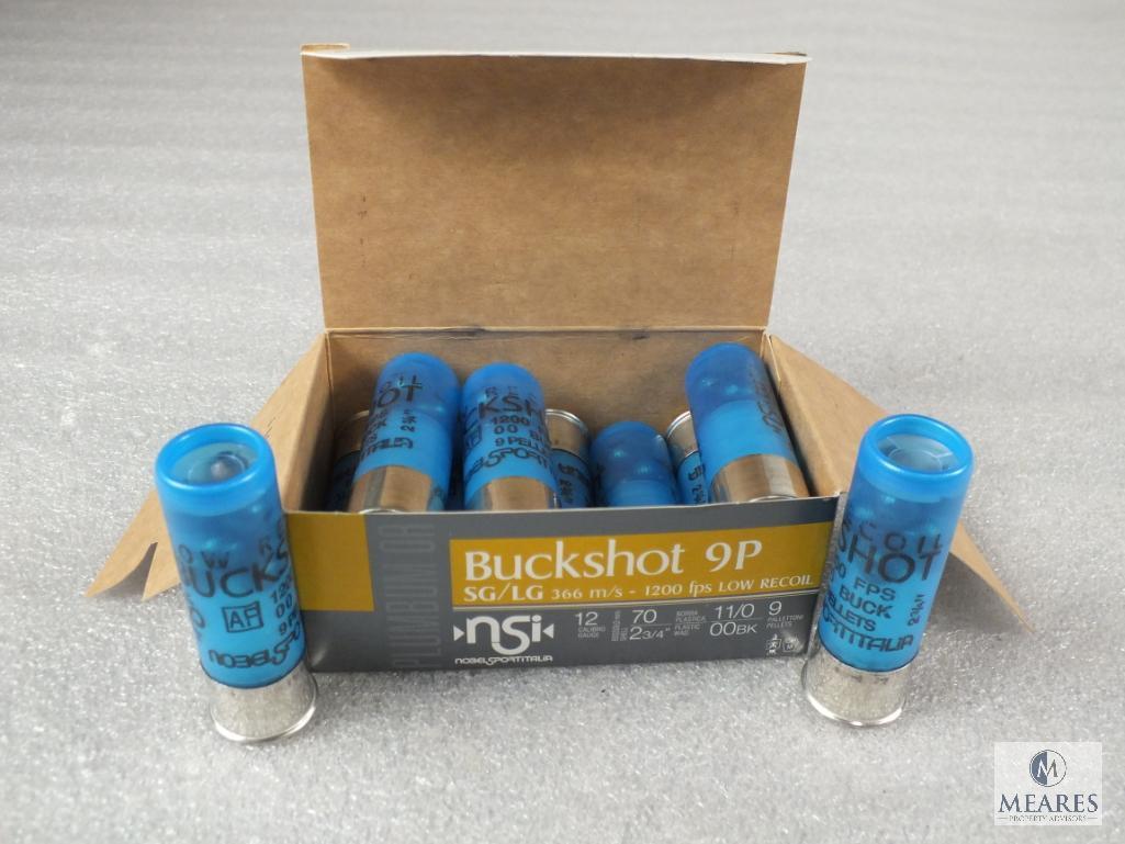 10 Rounds Nobel Sport 12 Gauge Buckshot 2-3/4" 00 | Proxibid