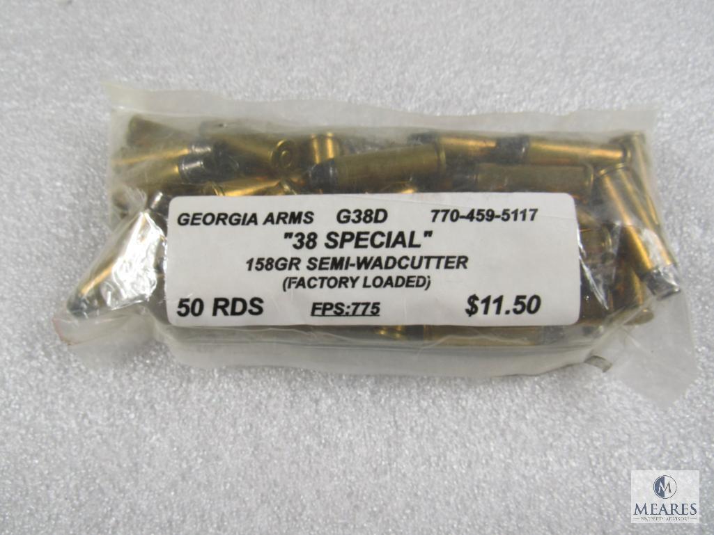 50 Rounds Georgia Arms 38 Special Ammo 158 Grain | Proxibid
