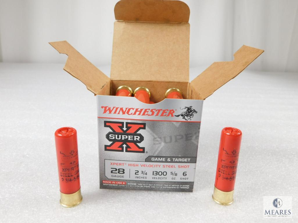 25 Winchester 28 ga. Shotgun Shells 2 3/4" #6 | Proxibid